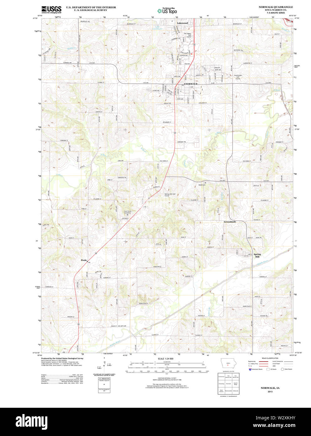 Map of norwalk Cut Out Stock Images & Pictures - Alamy