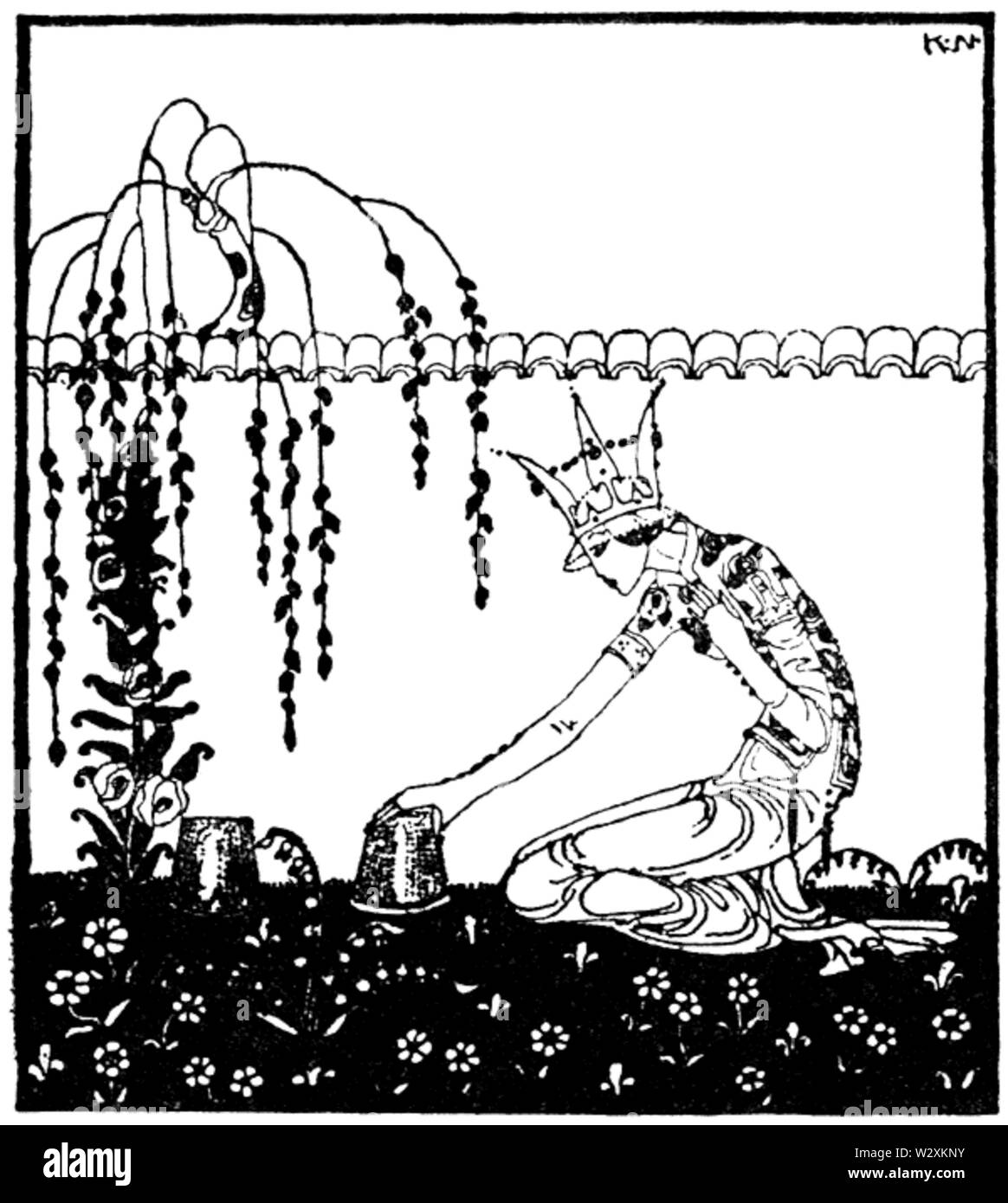 Kay Nielsen - East of the sun and west of the moon - PRINCE LINDWORM ...