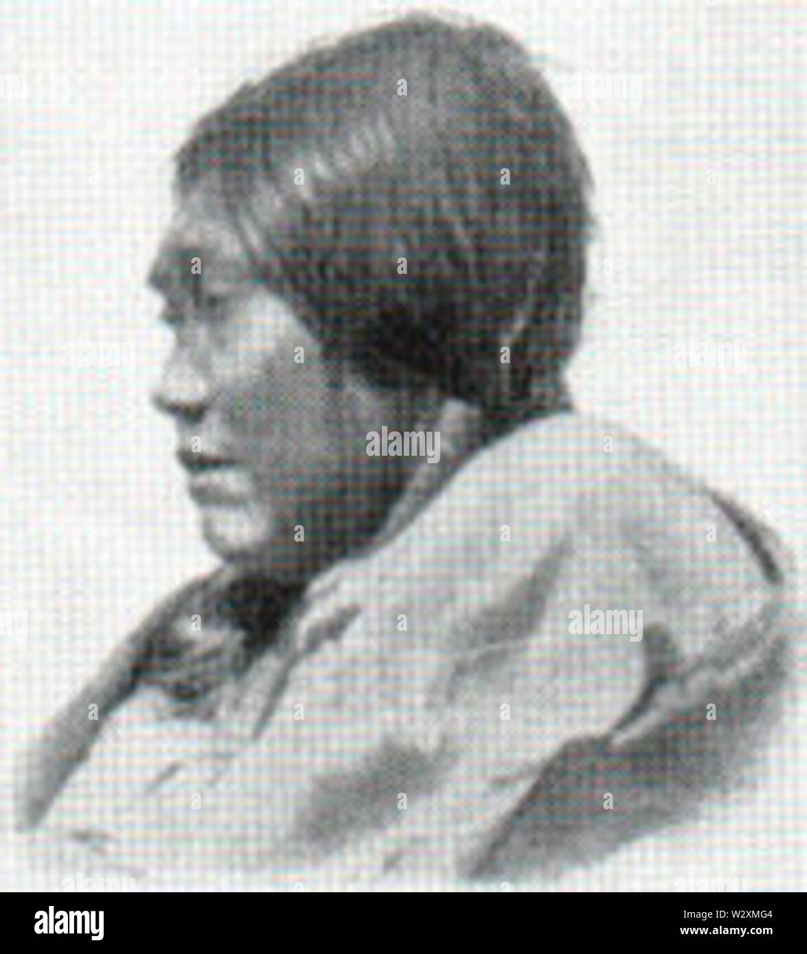 Koskimo woman, Vancouver American Indian Mongoloid Stock Photo - Alamy