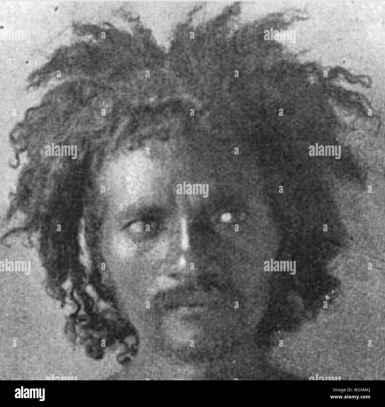 Kurumba man of Nilgiri hills Australoid Negrito Stock Photo - Alamy