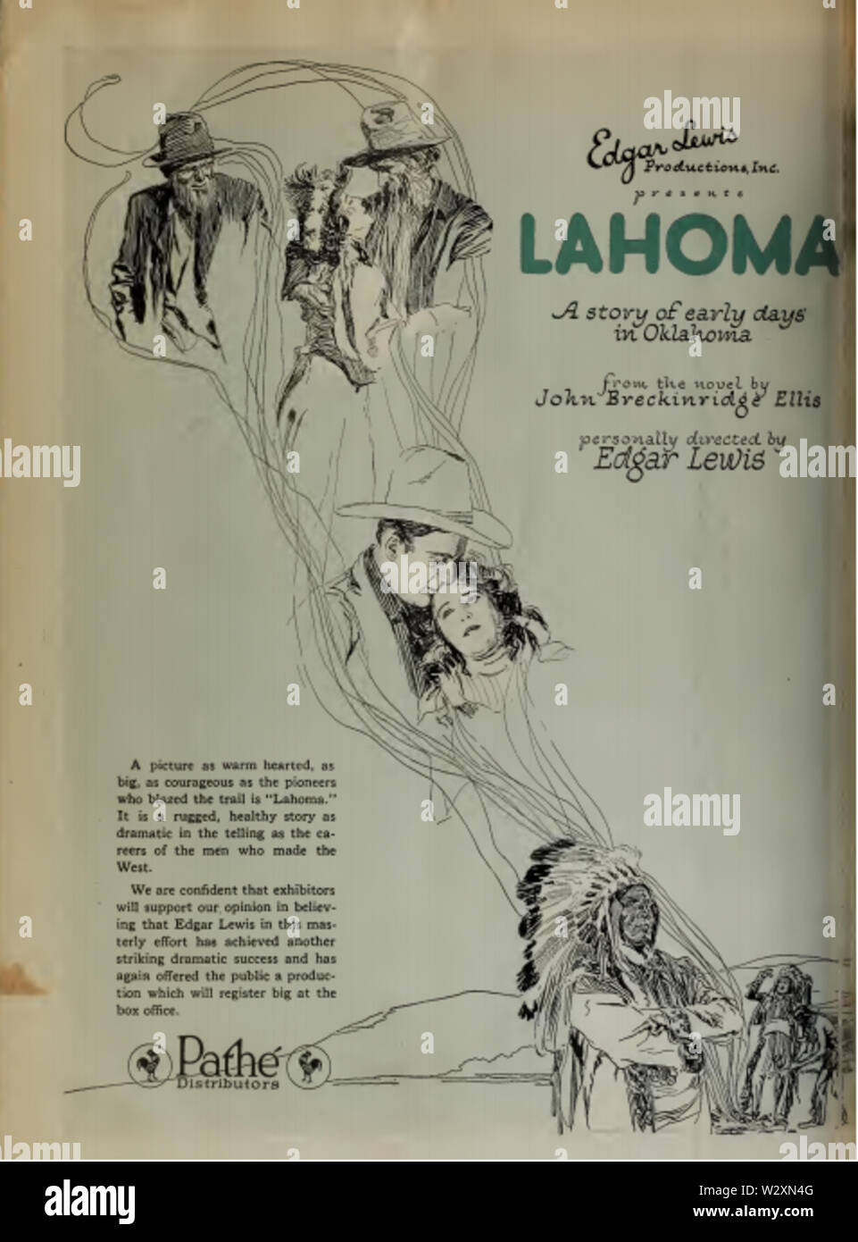 Lahoma by Edgar Lewis Stock Photo - Alamy