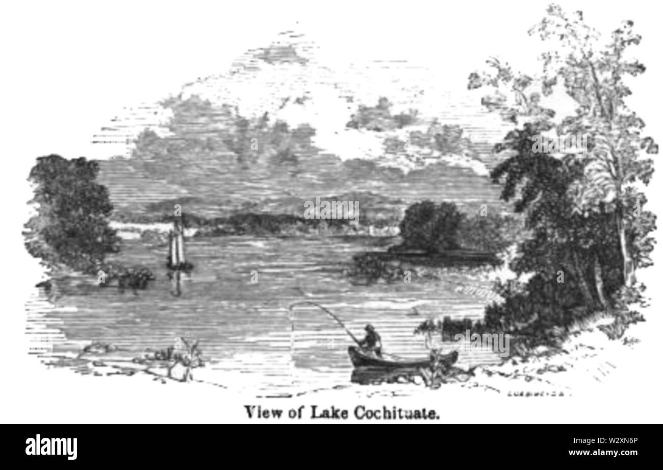Lake Cochituate 1847 Stock Photo - Alamy