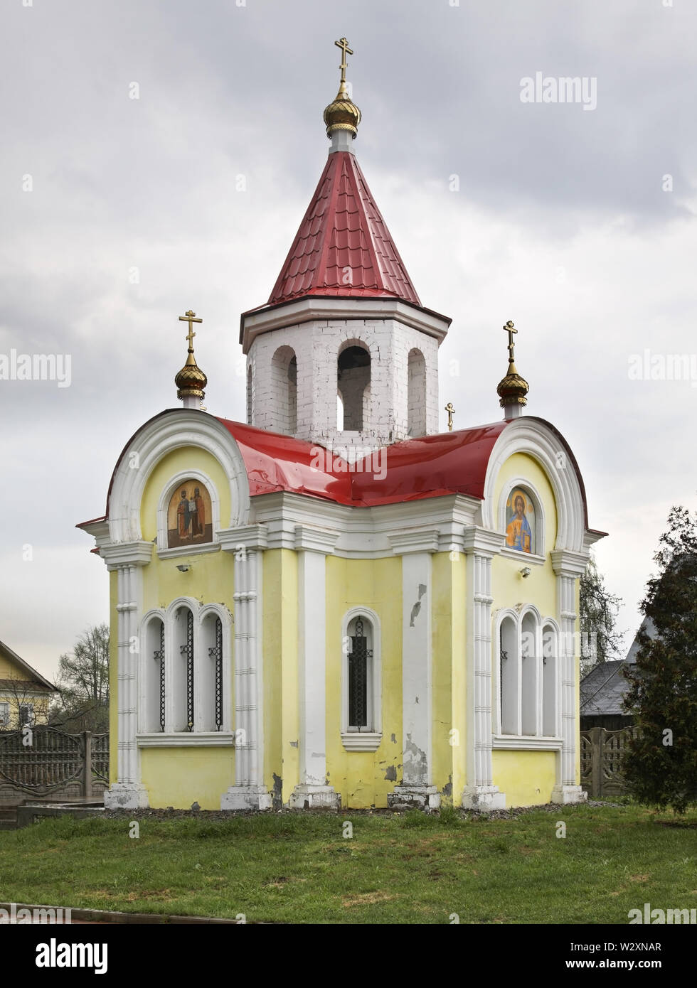 Chapel of St. George in Myshkin. Russia Stock Photo - Alamy