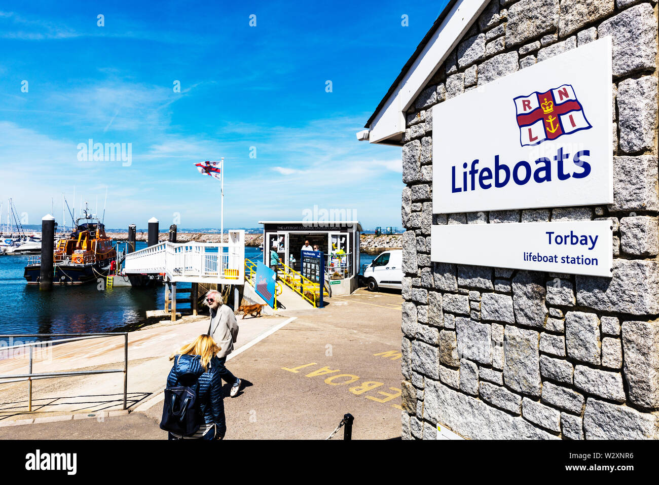 Torbay lifeboat station Brixham, Brixham Devon UK, lifeboat station ...
