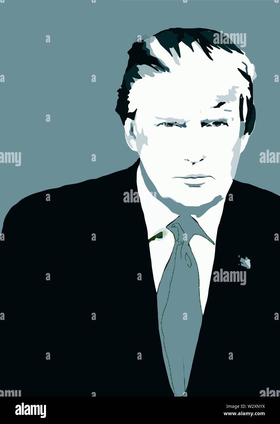 donald trump vector Stock Vector Image & Art - Alamy