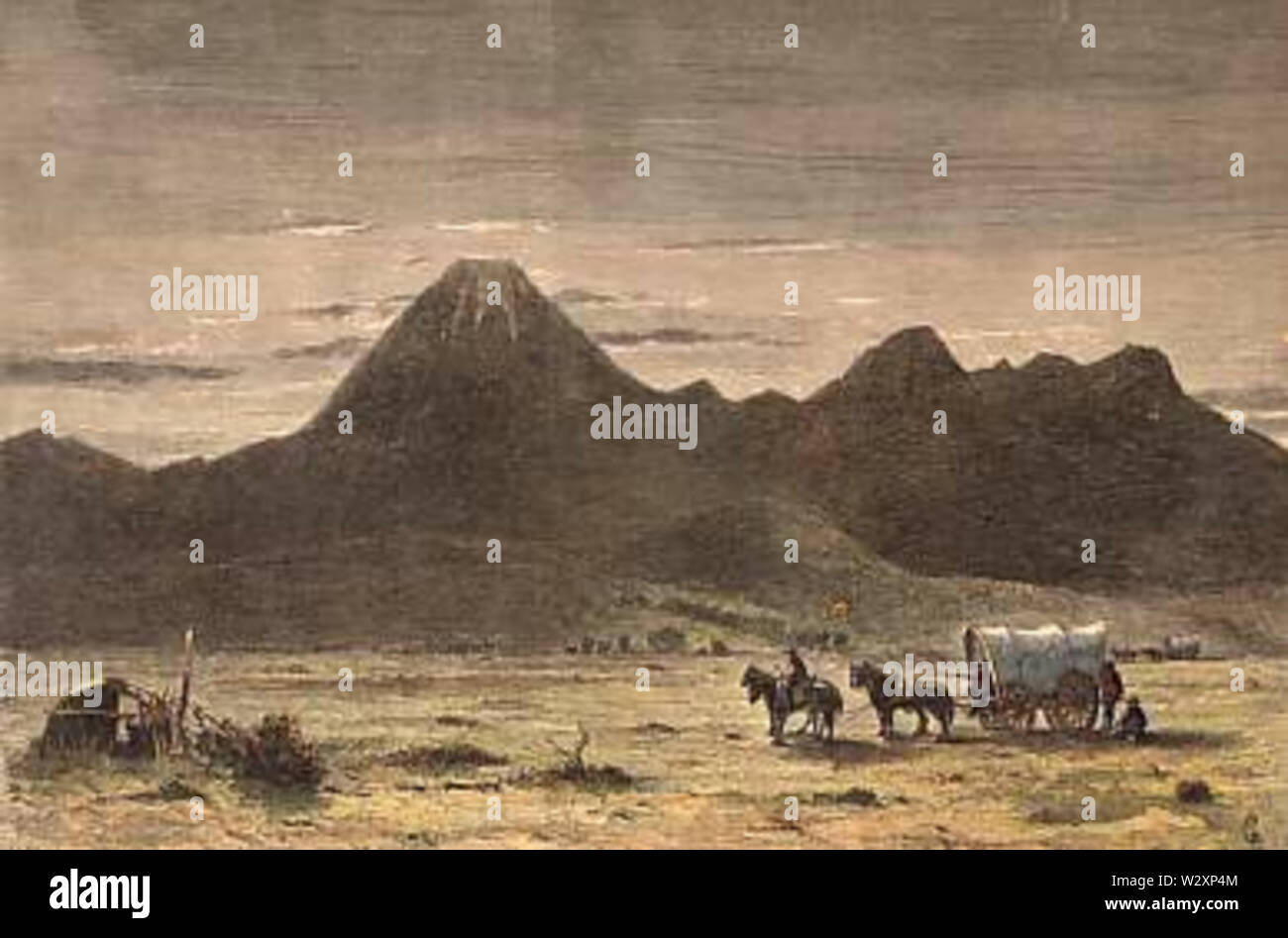 Artist unknown. This print appeared originally in 'Picturesque ...