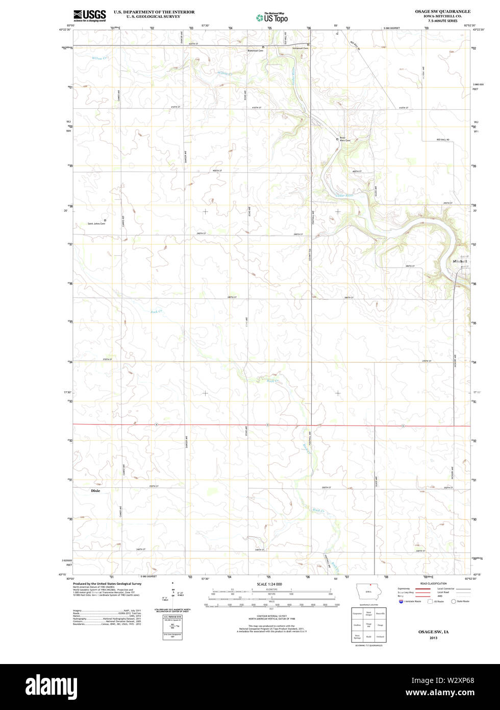 Osage map Cut Out Stock Images & Pictures - Alamy