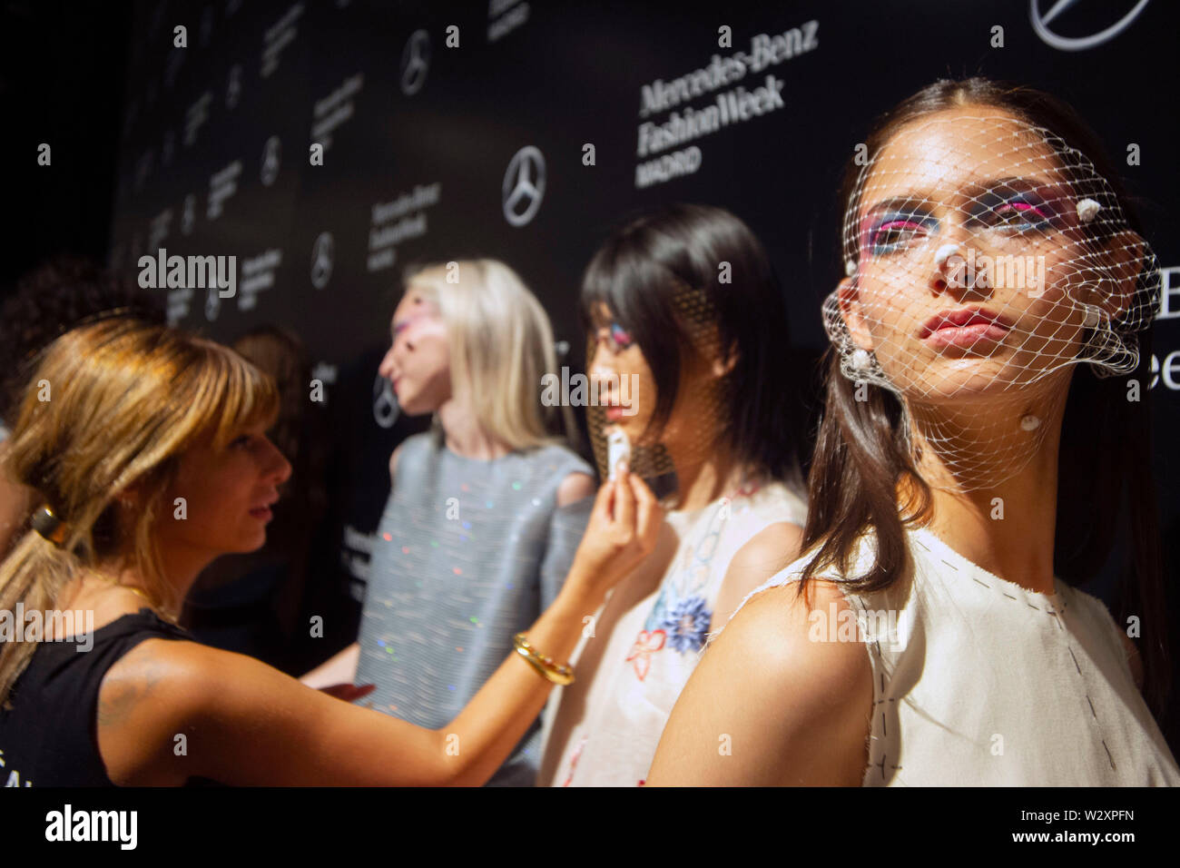 Models at the 2nd Skin Fashion Show Co Fashion Show at the Mercedes ...