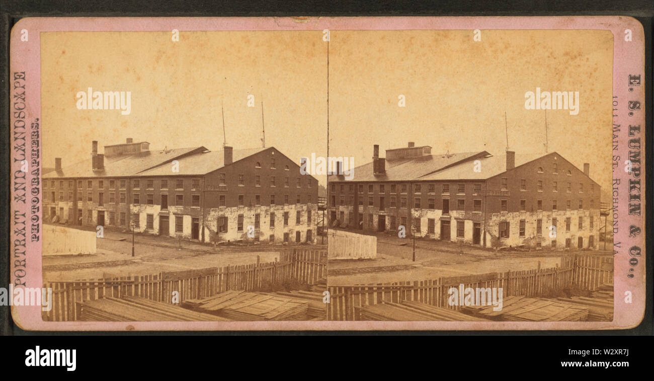 Libby Prison, by E S Lumpkin Stock Photo - Alamy