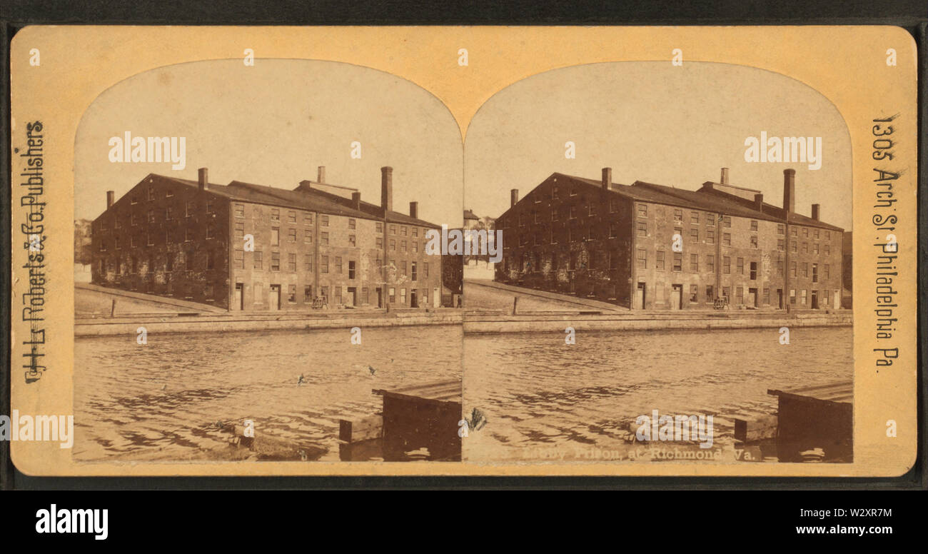 Libby Prison, at Richmond, Va, by H L Roberts & Co Stock Photo - Alamy