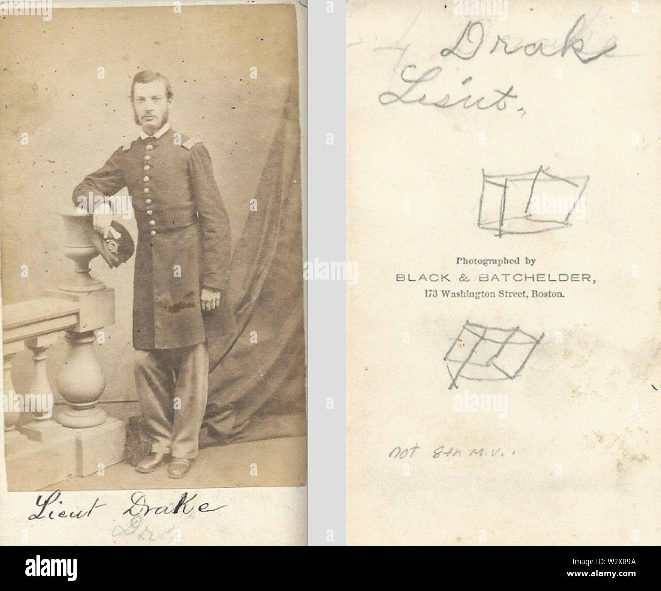 Lieut Drake by Black and Batchelder of Boston Stock Photo - Alamy