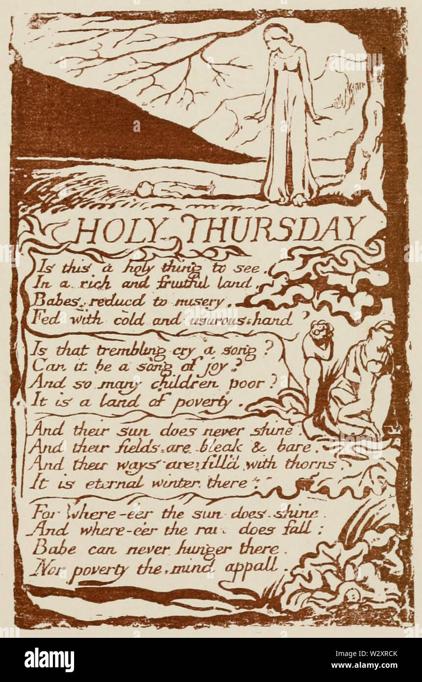 Holy thursday blake hi-res stock photography and images - Alamy