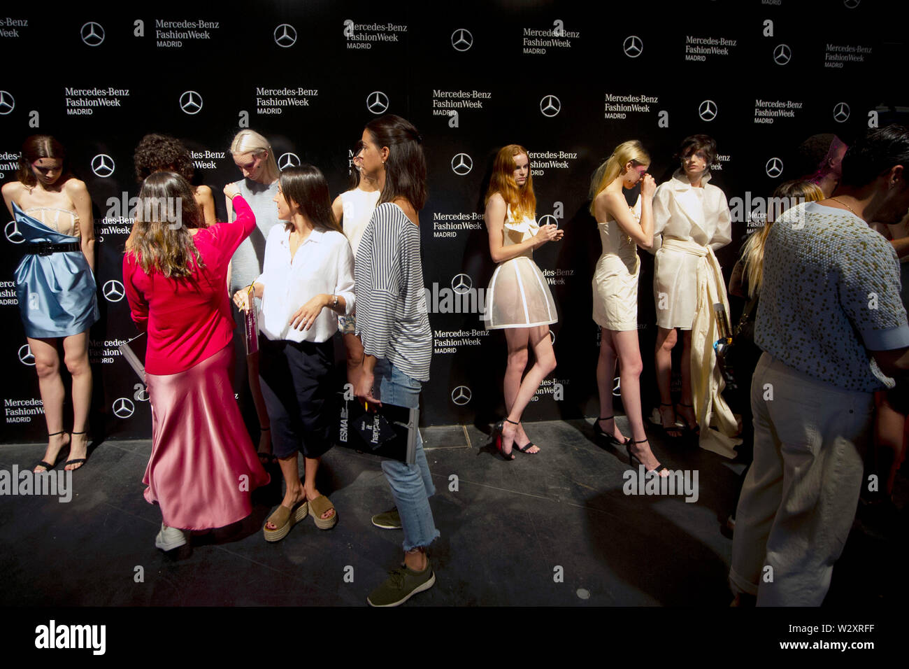 Models at the 2nd Skin Fashion Show Co Fashion Show at the Mercedes ...