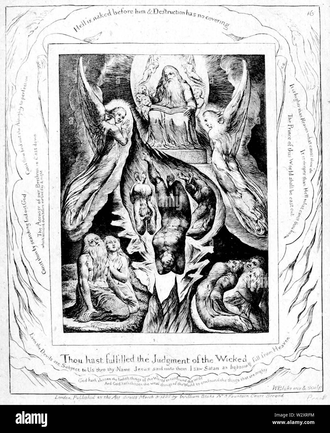 William blake illustrations Black and White Stock Photos & Images - Alamy