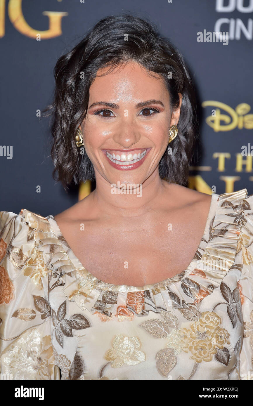 Tiffany Swithh at the world premiere of the movie 'The Lion King' at ...