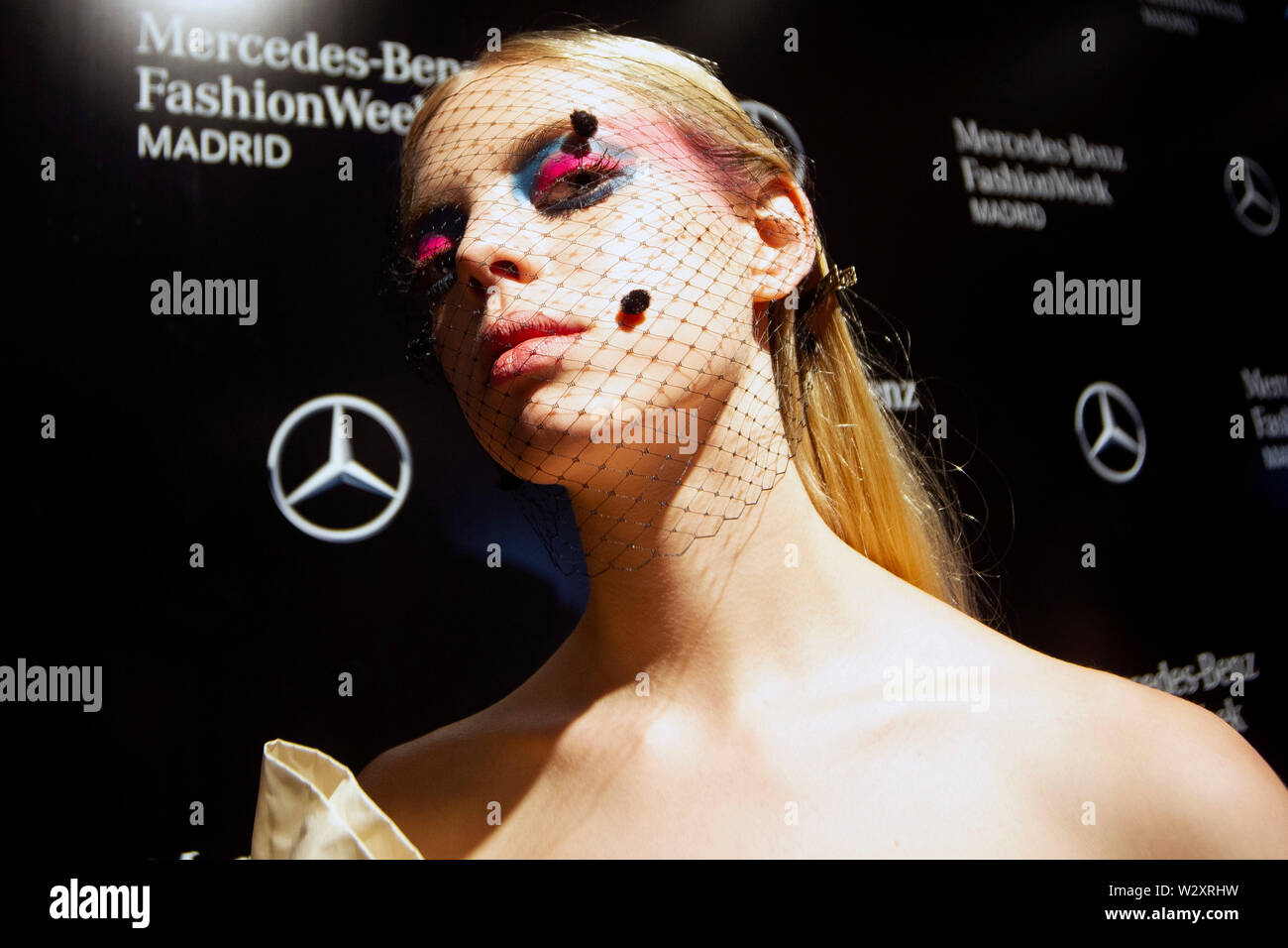 Model at the 2nd Skin Fashion Show Co Fashion Show at the Mercedes-Benz ...