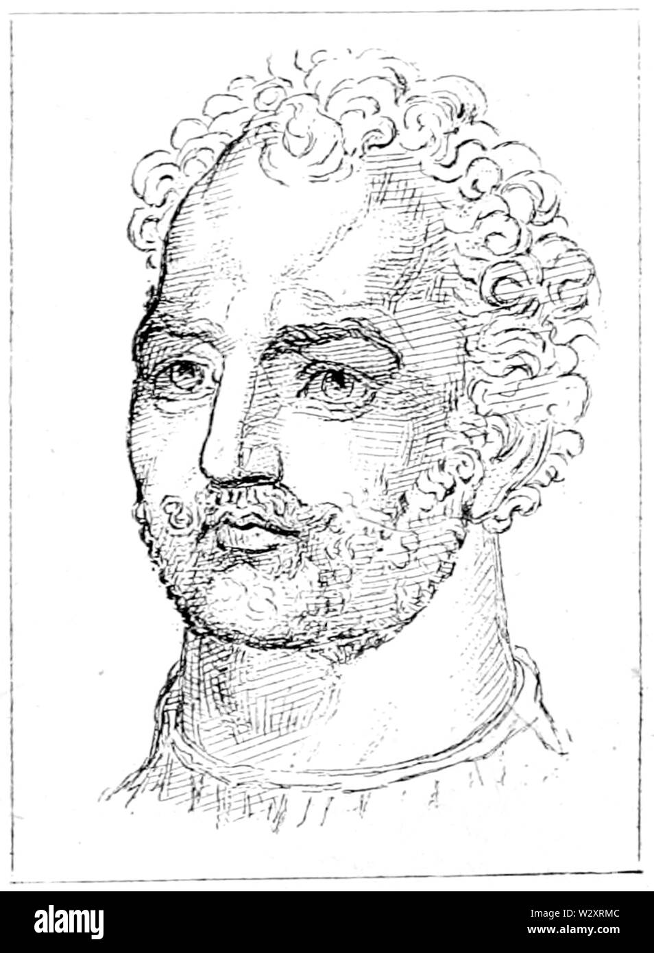 Life of William Blake (1880), volume 1, facing page 300 (d Stock Photo ...