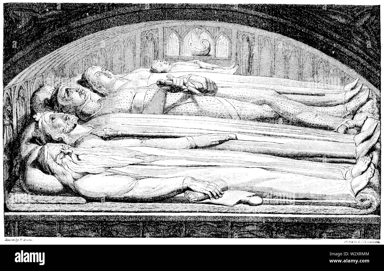 Life of William Blake (1880), volume 1, facing page 270 Stock Photo - Alamy