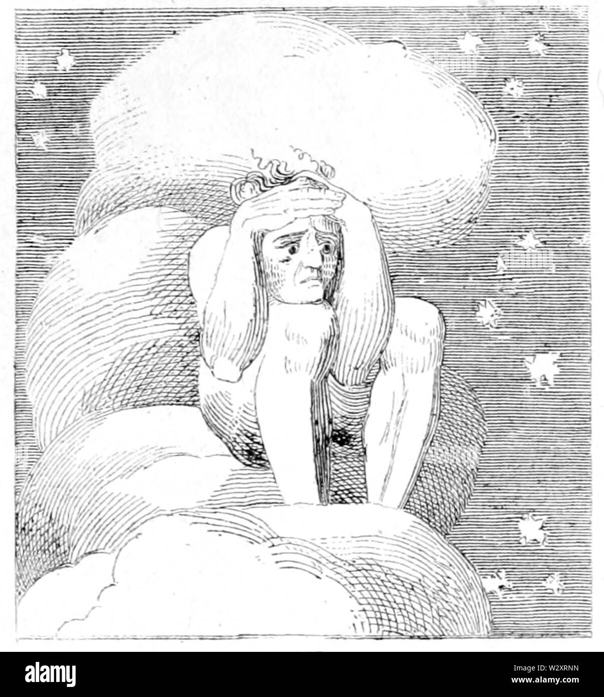 Life of William Blake (1880), volume 1, facing page 98a Stock Photo - Alamy