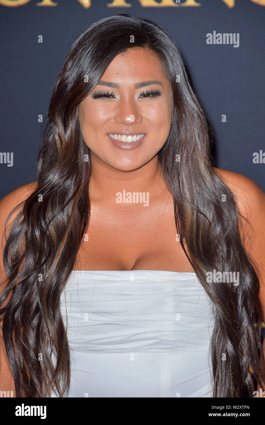 Remi Cruz at the world premiere of the movie 'The Lion King' at the ...