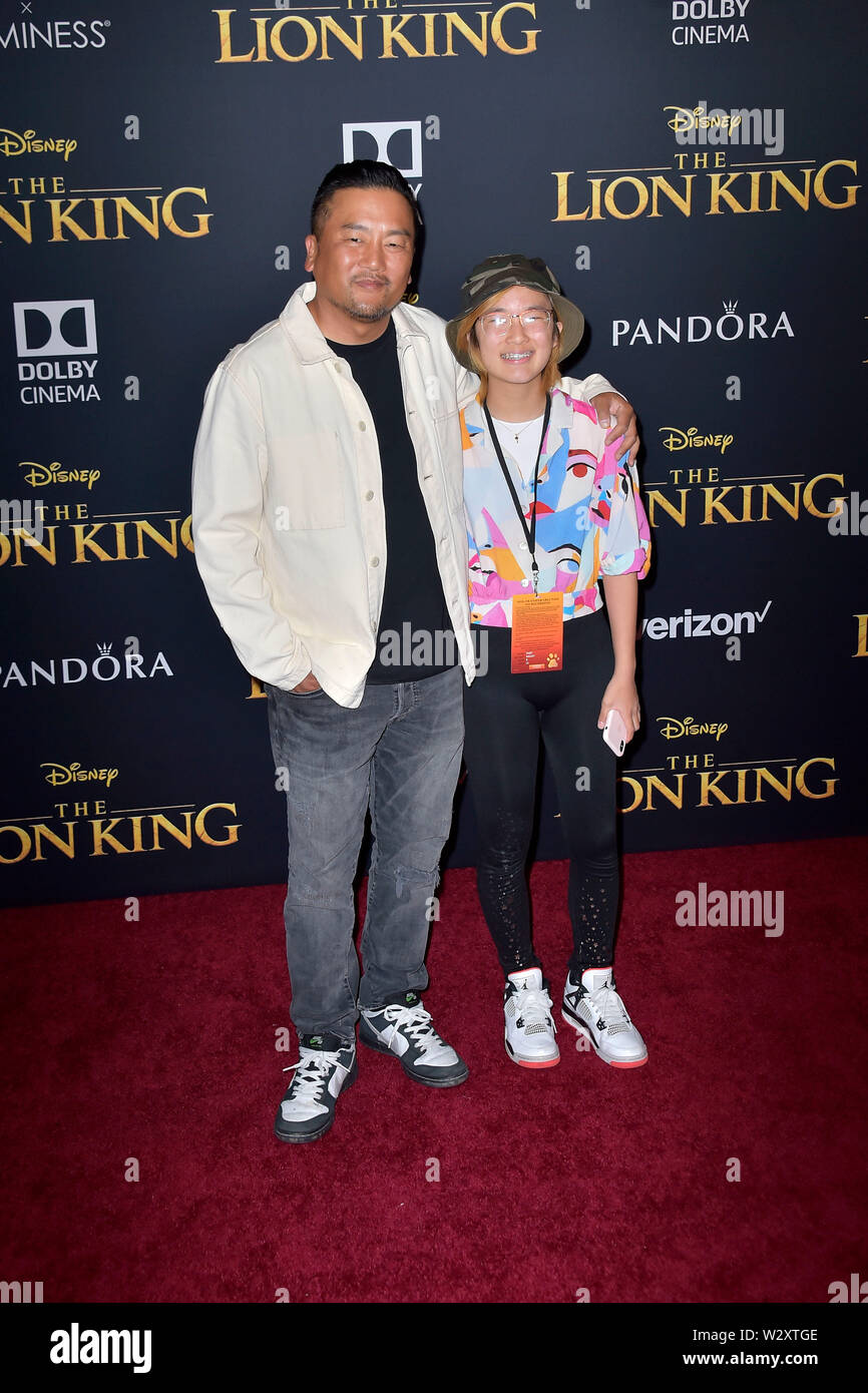 Roy Choi with daughter Kaelyn Choi at the world premiere of the movie ...