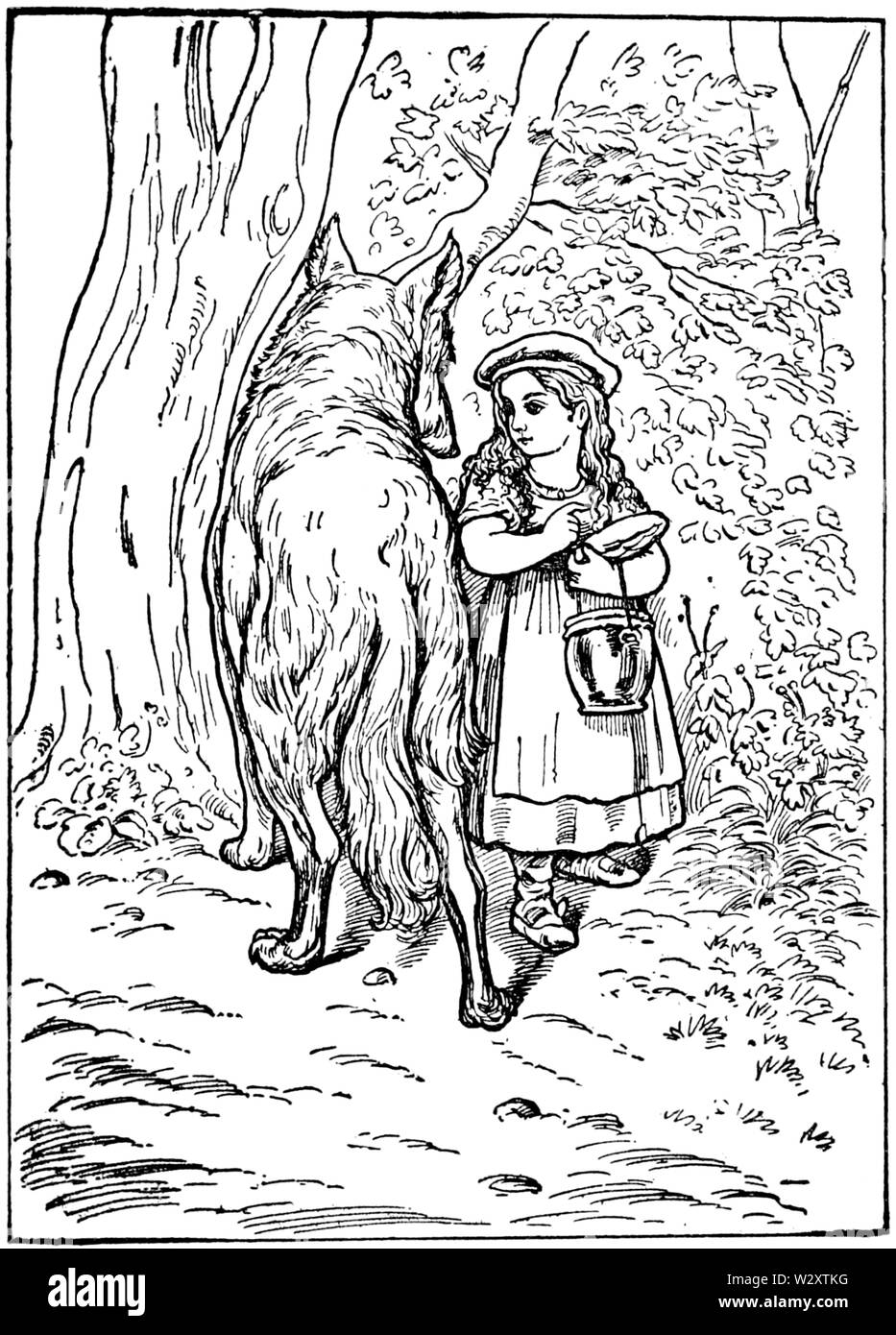 Little red riding hood Cut Out Stock Images & Pictures - Alamy