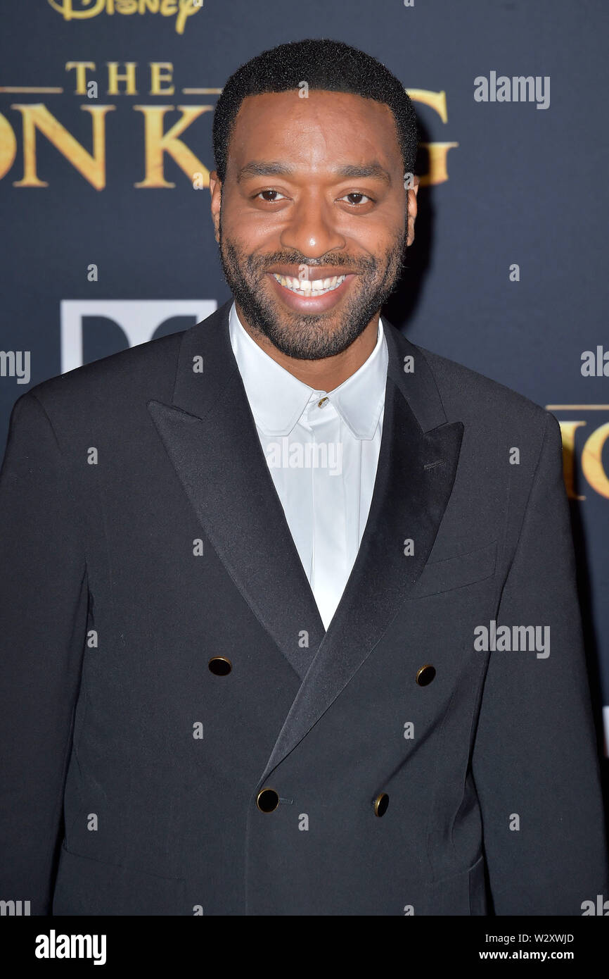 Chiwetel Ejiofor at the world premiere of the movie 'The Lion King' at ...