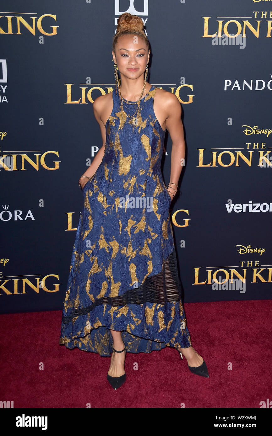 Syndee Winters at the world premiere of the movie 'The Lion King' at ...