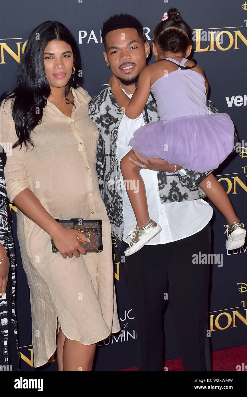 Chance the Rapper with wife Kirsten Corley and daughter Kensli Bennett ...
