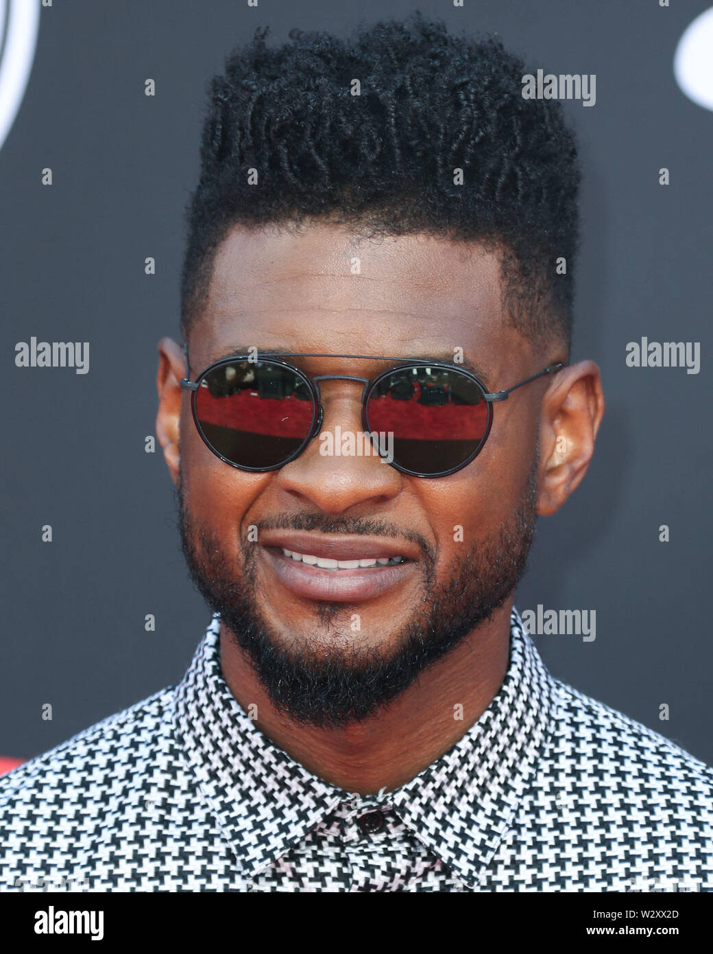 Los Angeles, California, USA. 10th July, 2019. Singer Usher Raymond IV ...