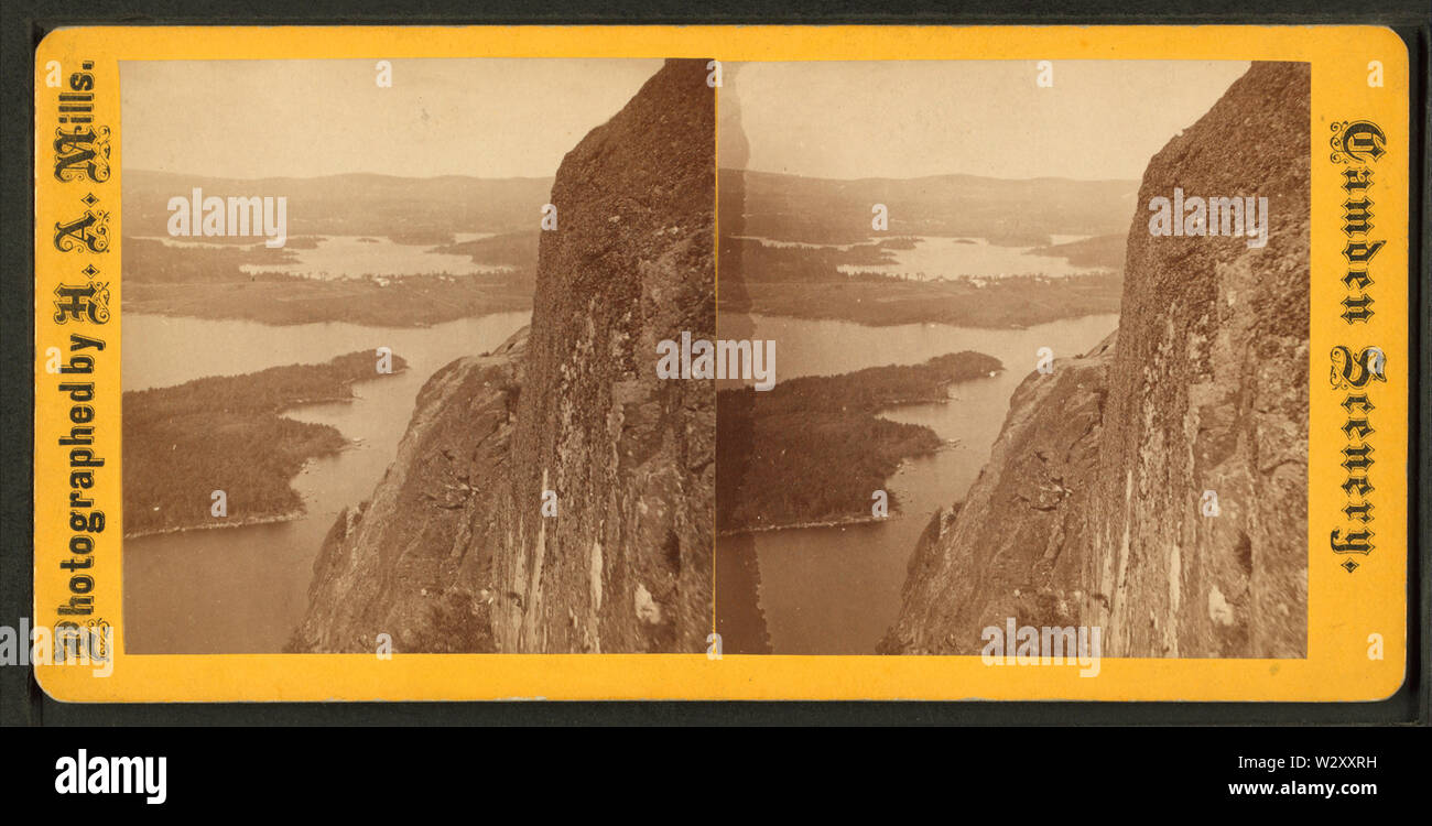 Megunticook mountain megunticook lake hi-res stock photography and ...