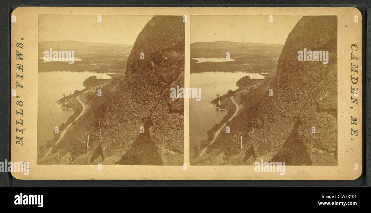 Megunticook mountain megunticook lake hi-res stock photography and ...