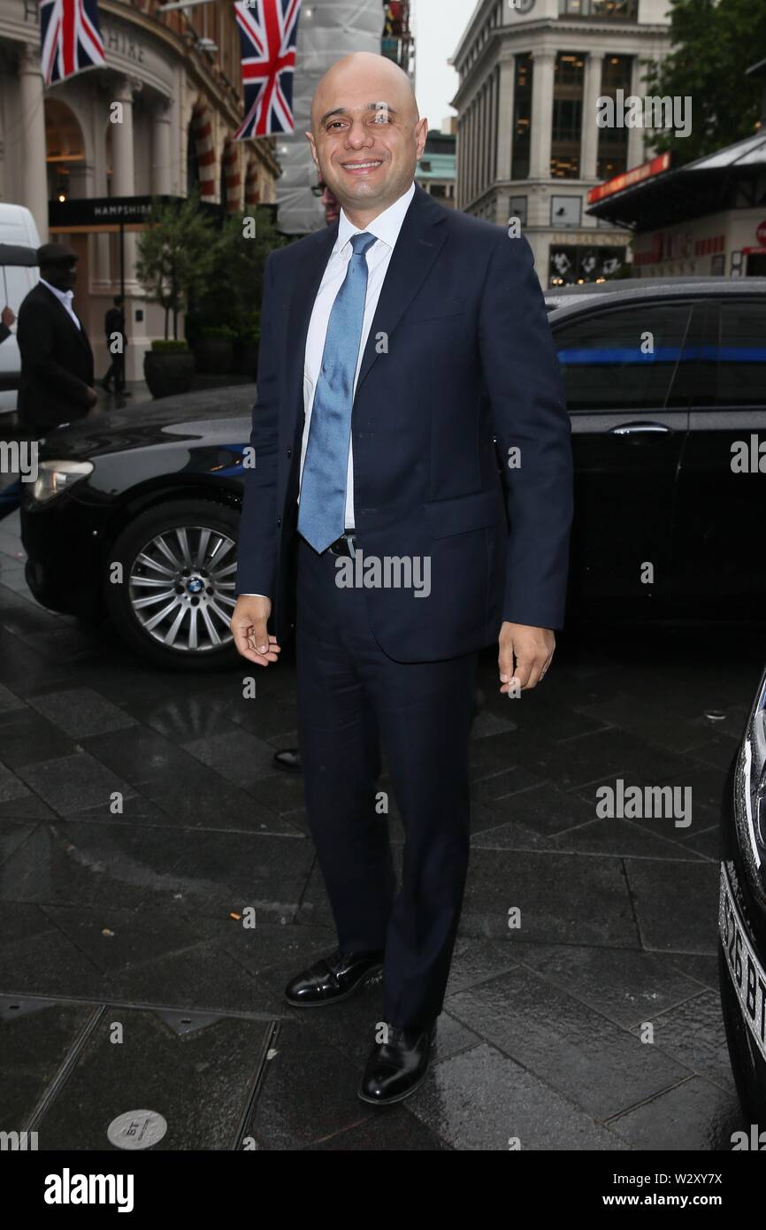 Sajid Javid seen at Global studios for radio interviews Featuring ...