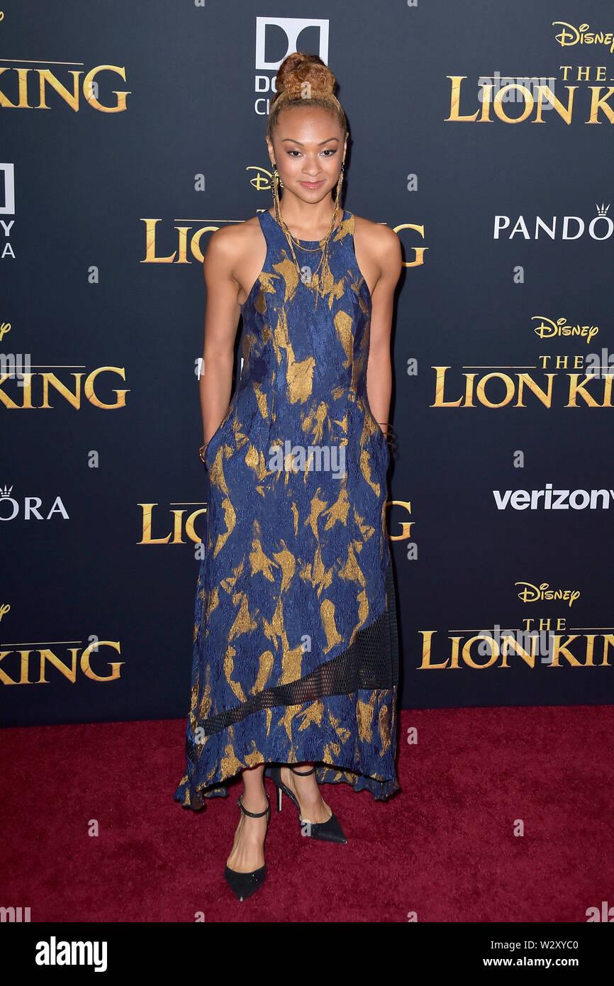 Syndee Winters at the world premiere of the movie 'The Lion King' at ...