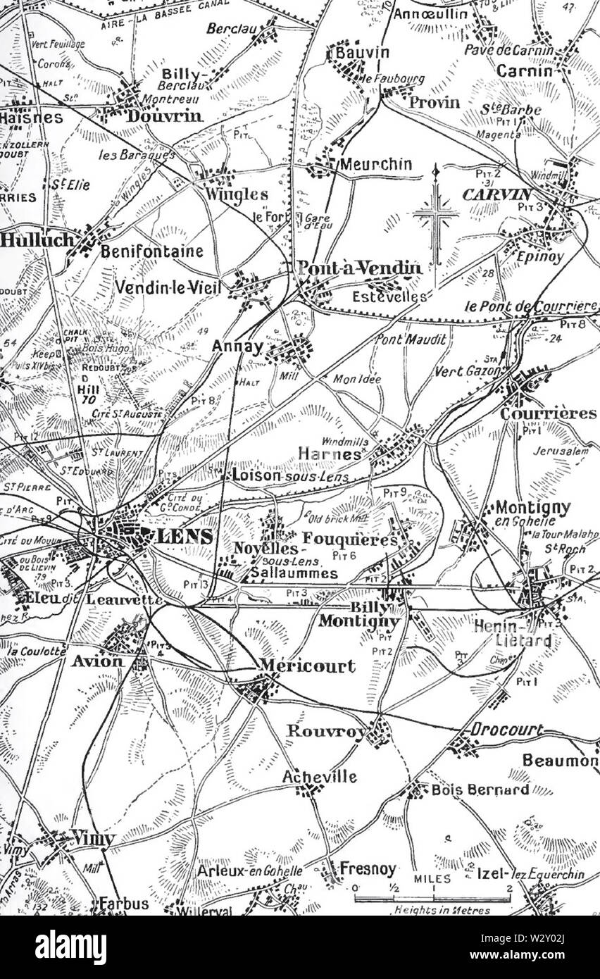 Loos area, 1915 Stock Photo - Alamy