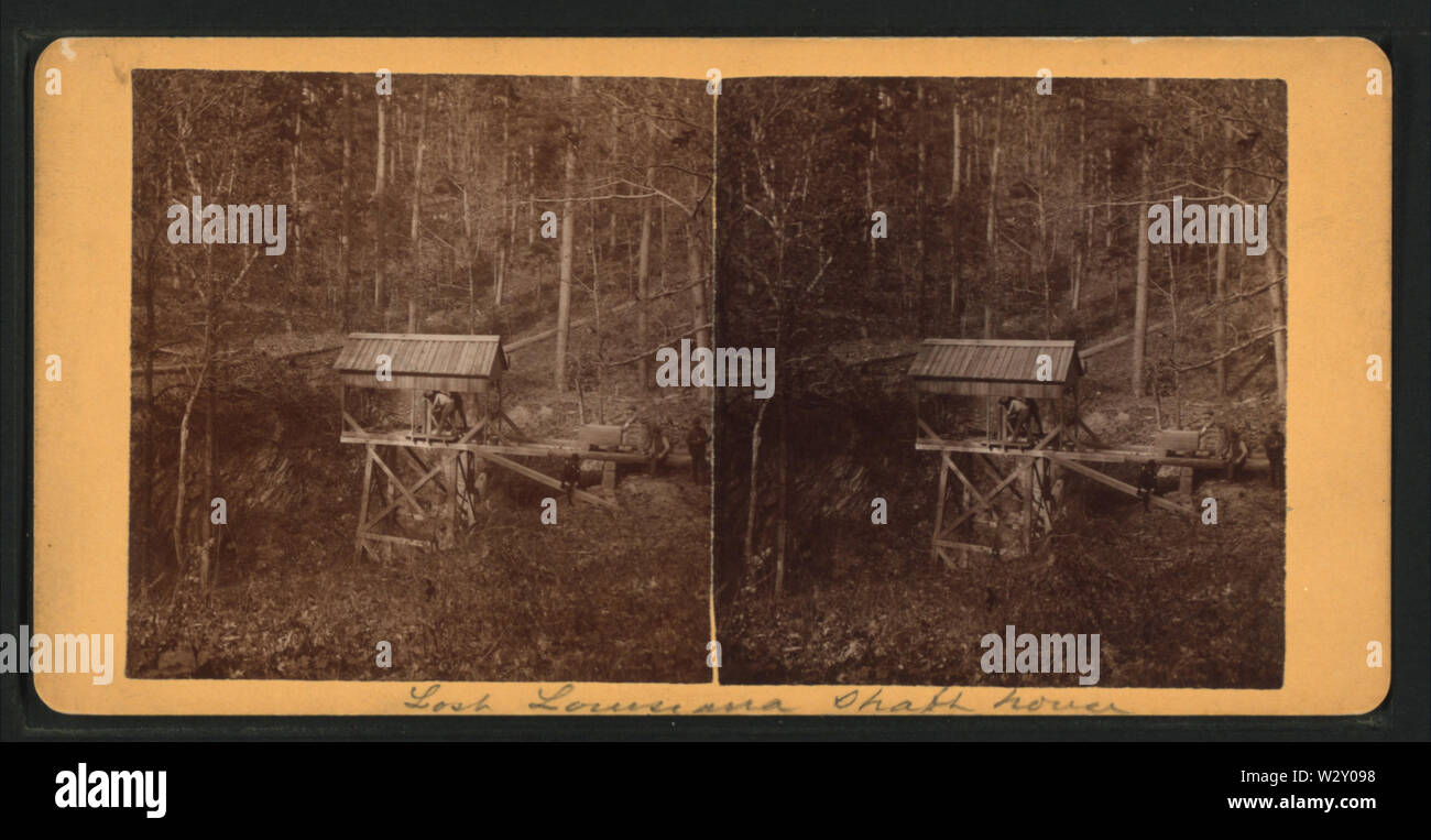 Lost Louisiana Shaft House, from Robert N Dennis collection of ...