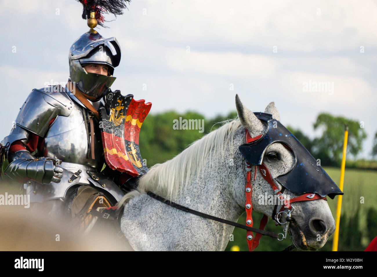 Medieval noble jousting hi-res stock photography and images - Alamy