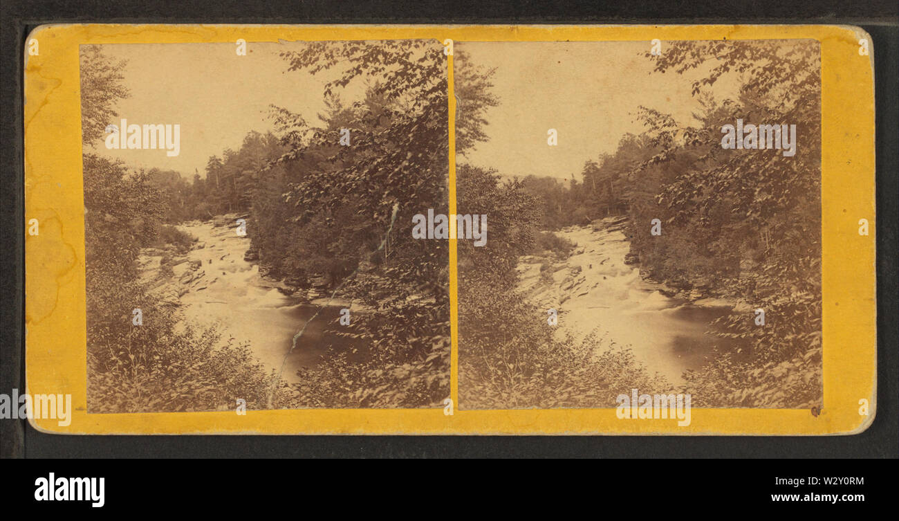 Lower Falls of the Ammonoosuc, from Robert N Dennis collection of ...