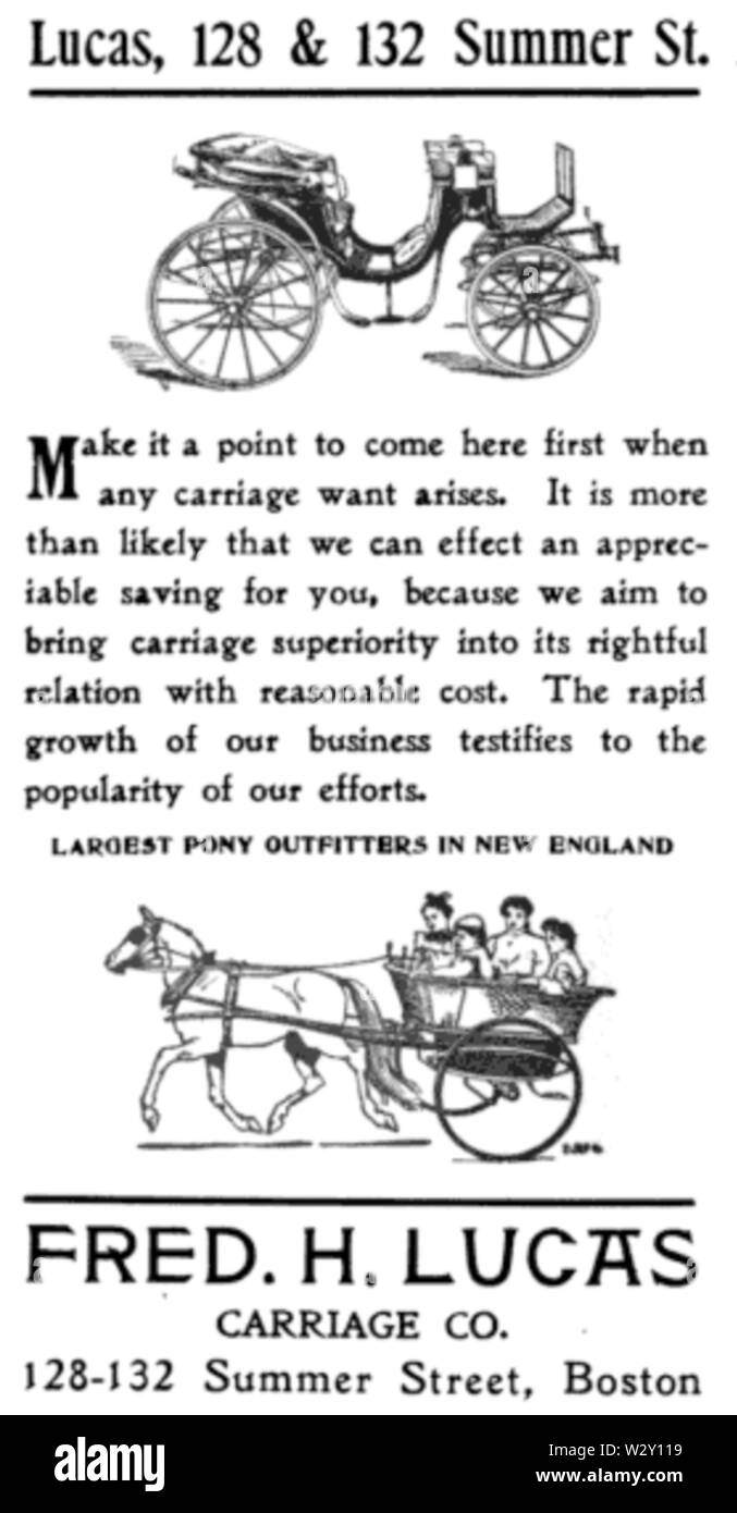 Lucas Boston BlueBook1905 Stock Photo - Alamy