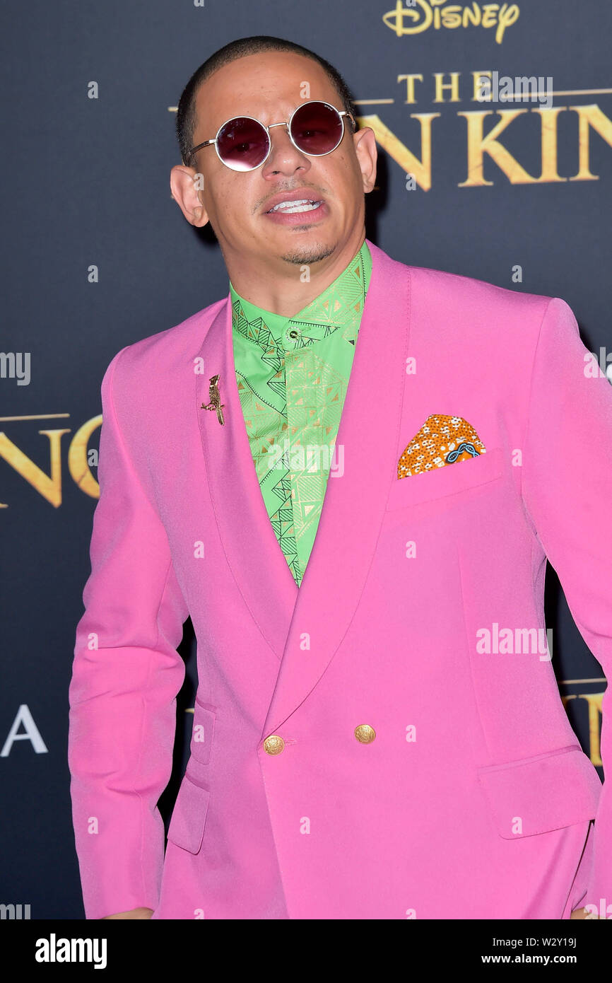 Eric Andre at the world premiere of the movie 'The Lion King' at the ...