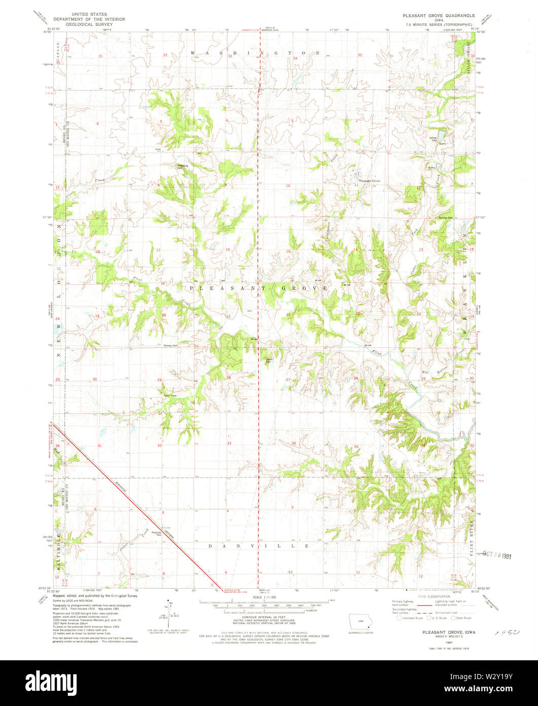 Map of pleasant grove hi-res stock photography and images - Alamy