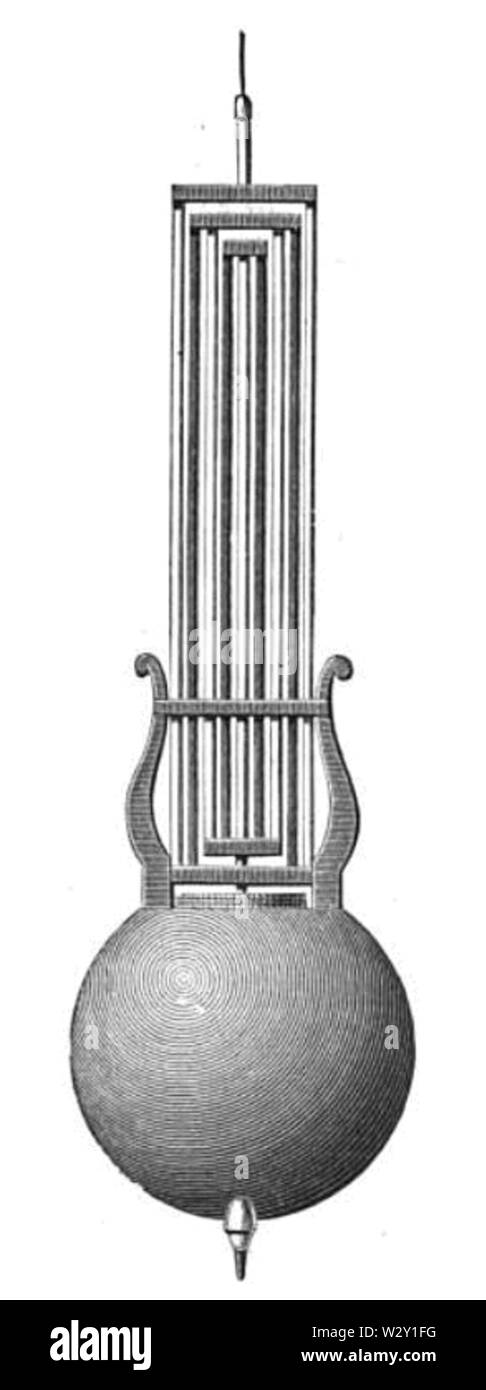 Lyre gridiron pendulum Stock Photo - Alamy