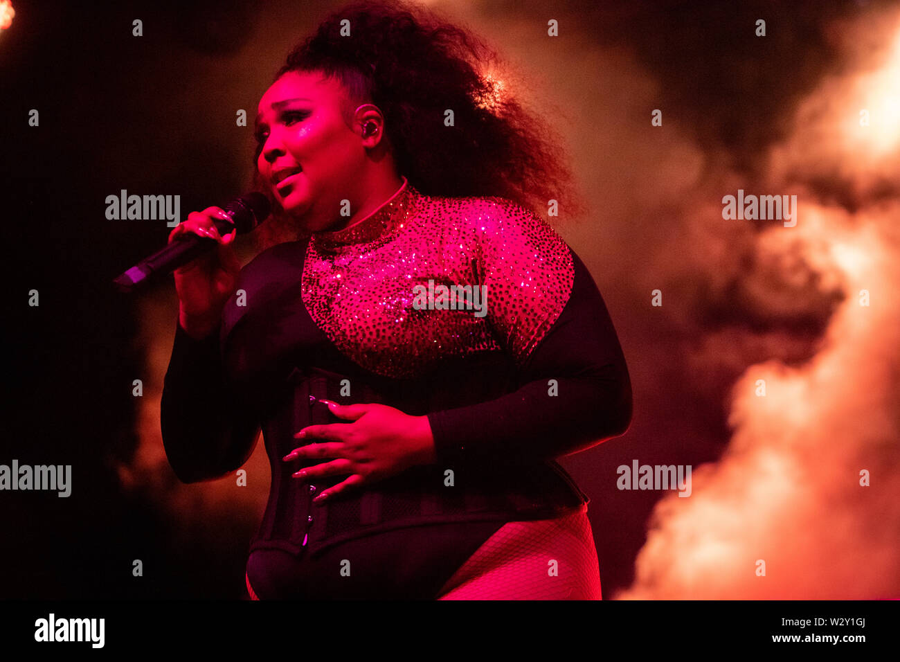 Milan Italy. 10 July 2019. The American singer rapper and actress ...