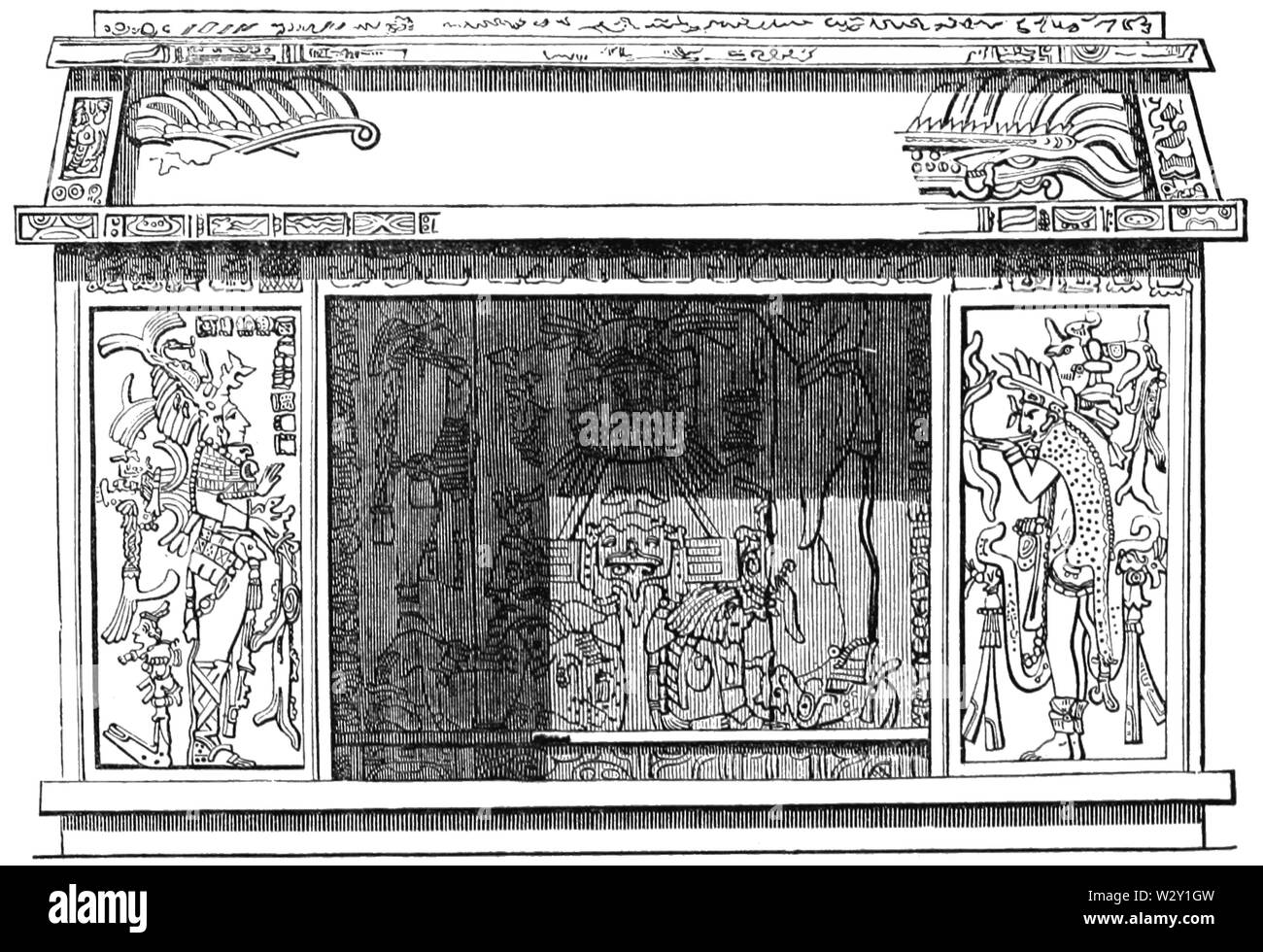 Maya altar Black and White Stock Photos & Images - Alamy