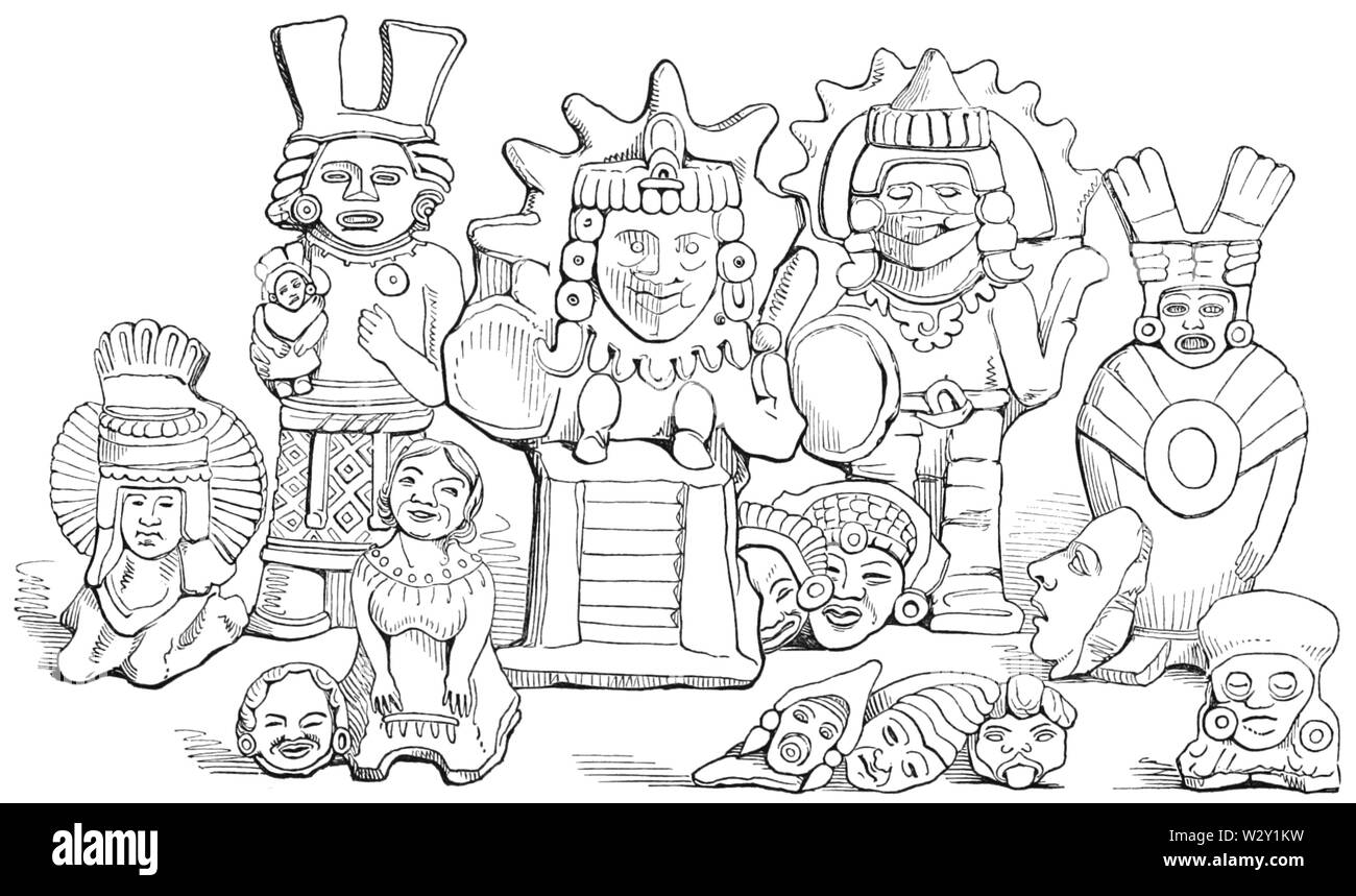 Mexico mesoamerica aztec sculpture hi-res stock photography and images ...