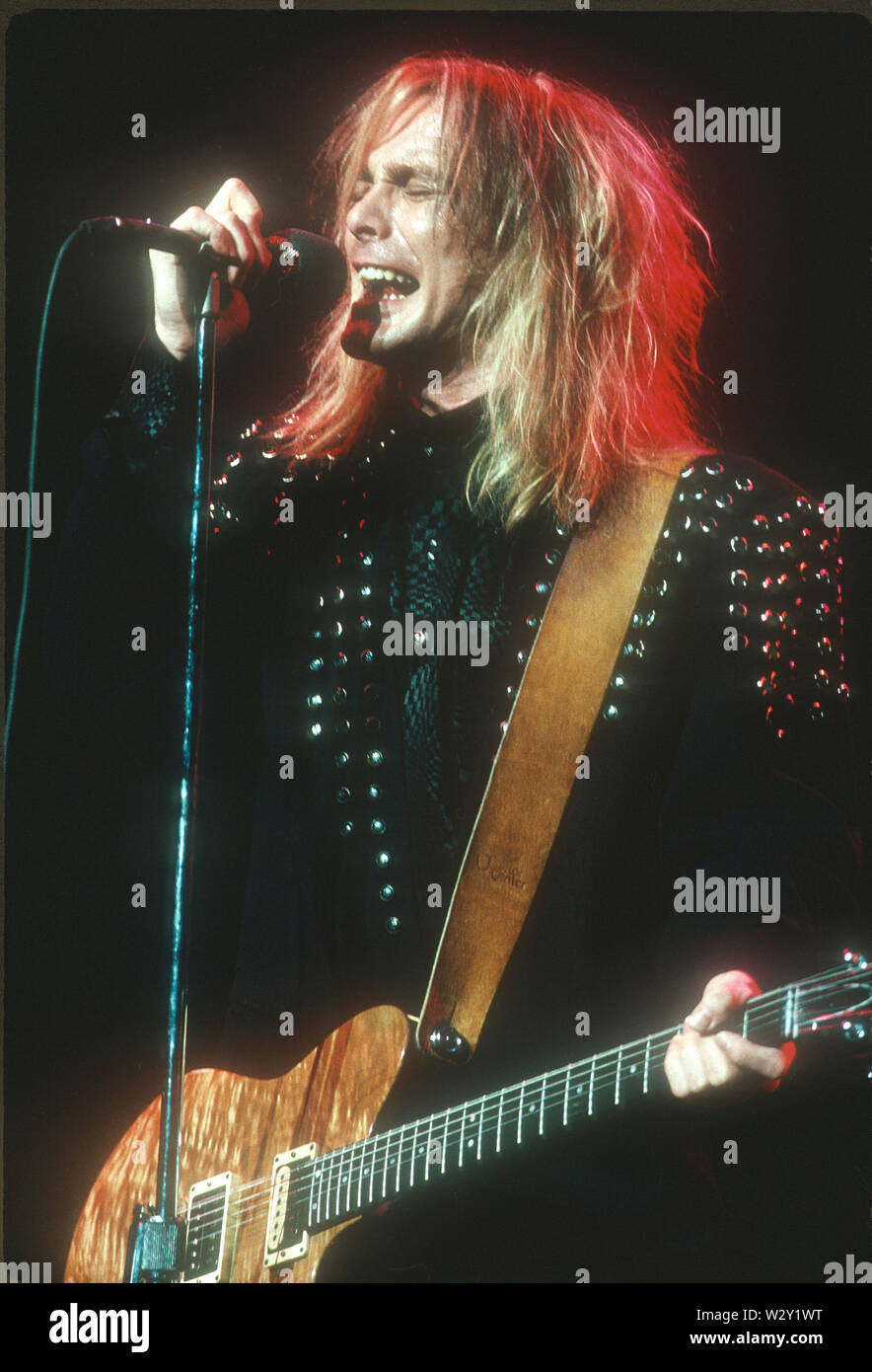 CHWEAP TRICK US rock group with Robin Zander about 1989 at various in ...