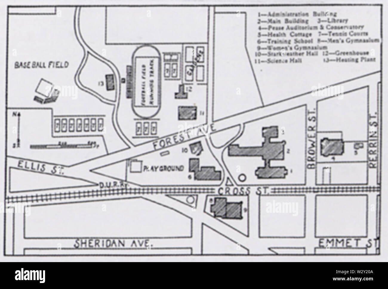 MSNC map 1918 Stock Photo - Alamy