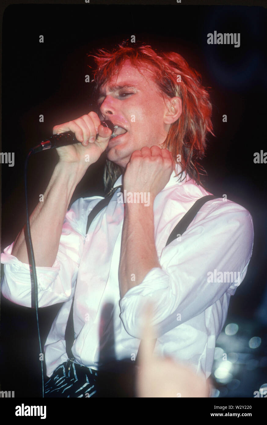 CHEAP TRICK US rock group with Robin Zander about 1982 at the Hollywood ...