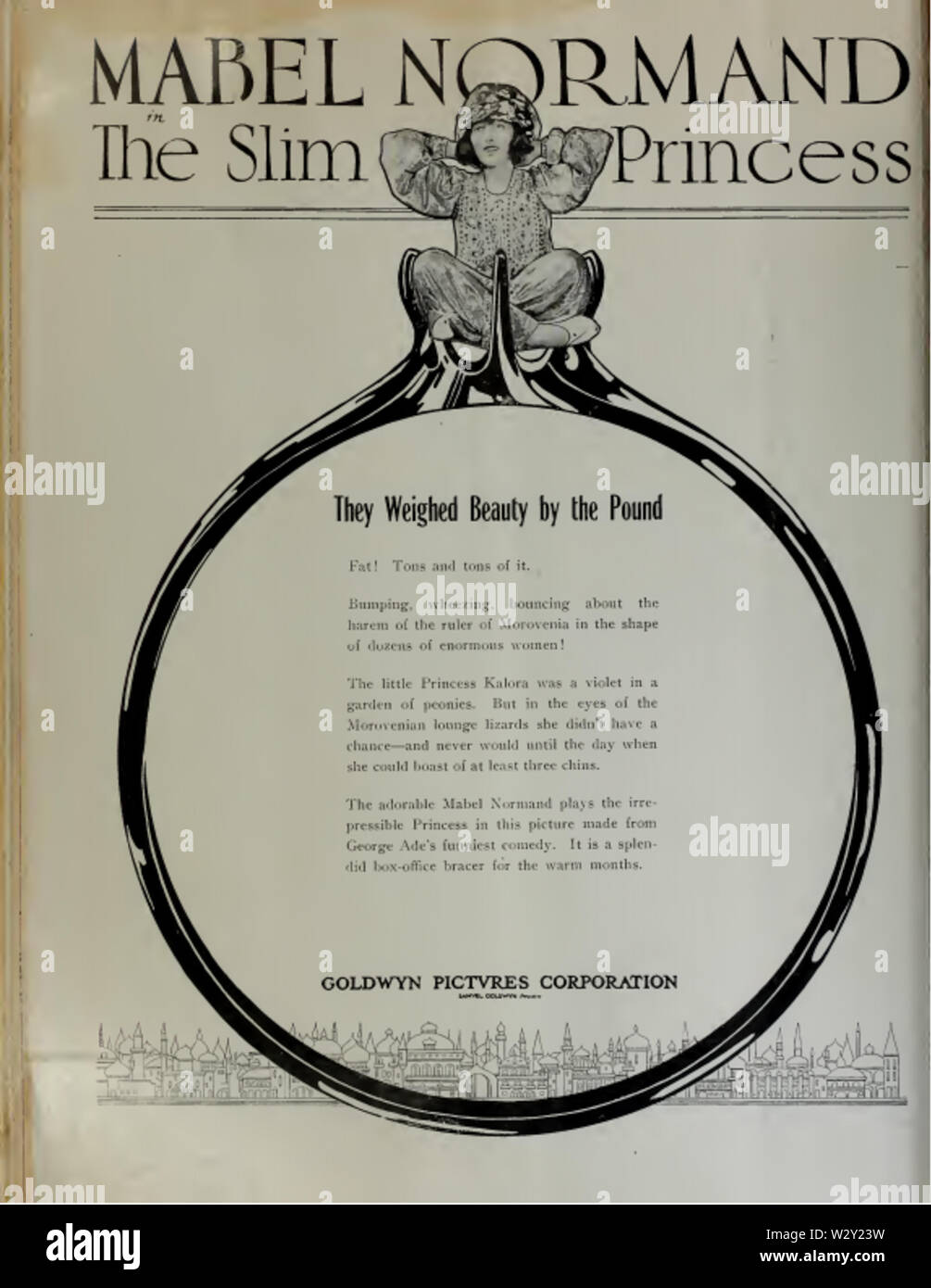 Mabel Normand in The Slim Princess 2 by Victor Schertzinger Film Daily ...