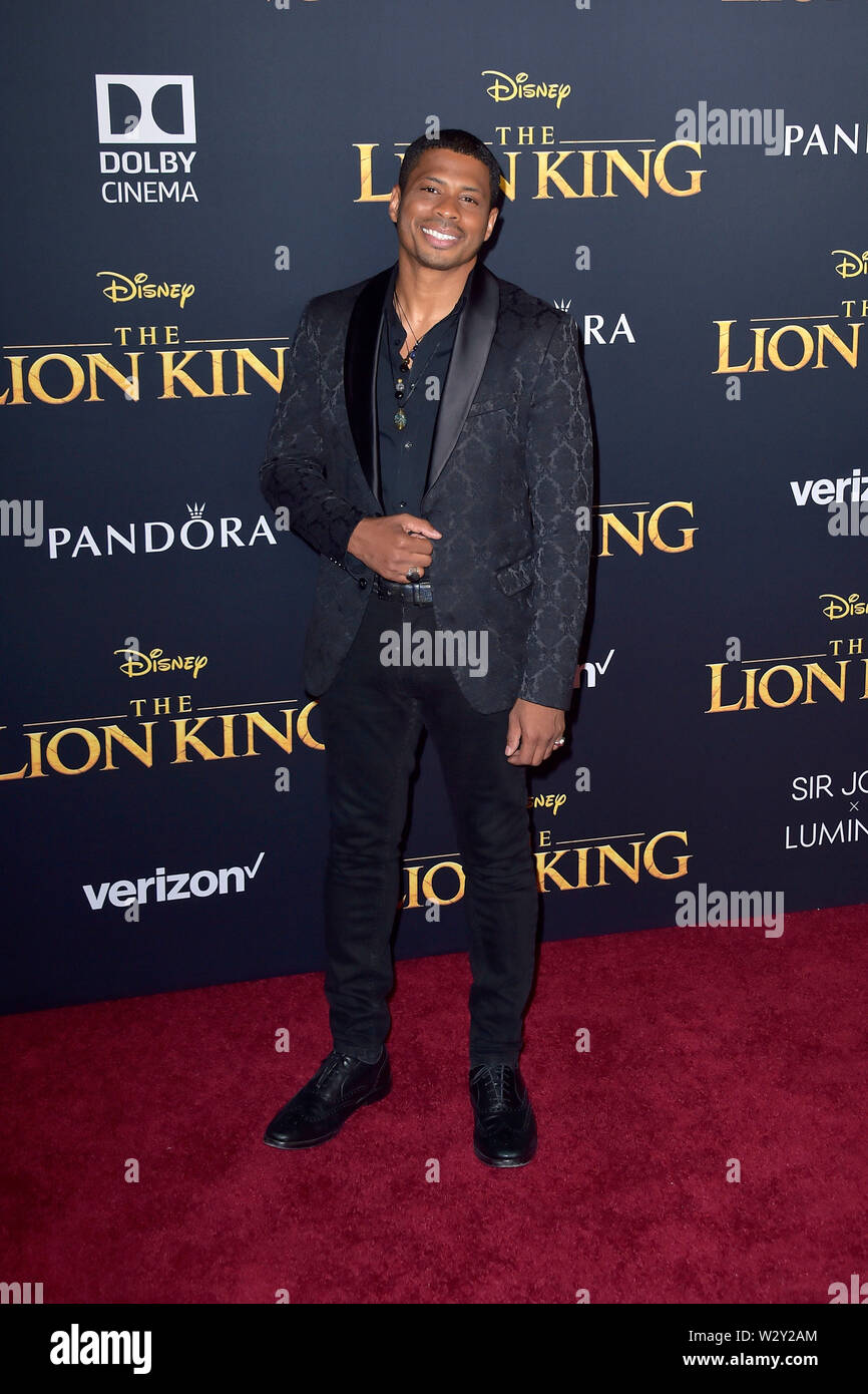 Chester Gregory at the world premiere of the movie 'The Lion King' at ...